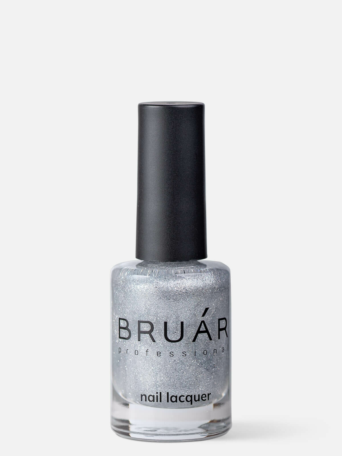 Лак для ногтей Bruar Professional Серебряный шиммер 067, 11 мл