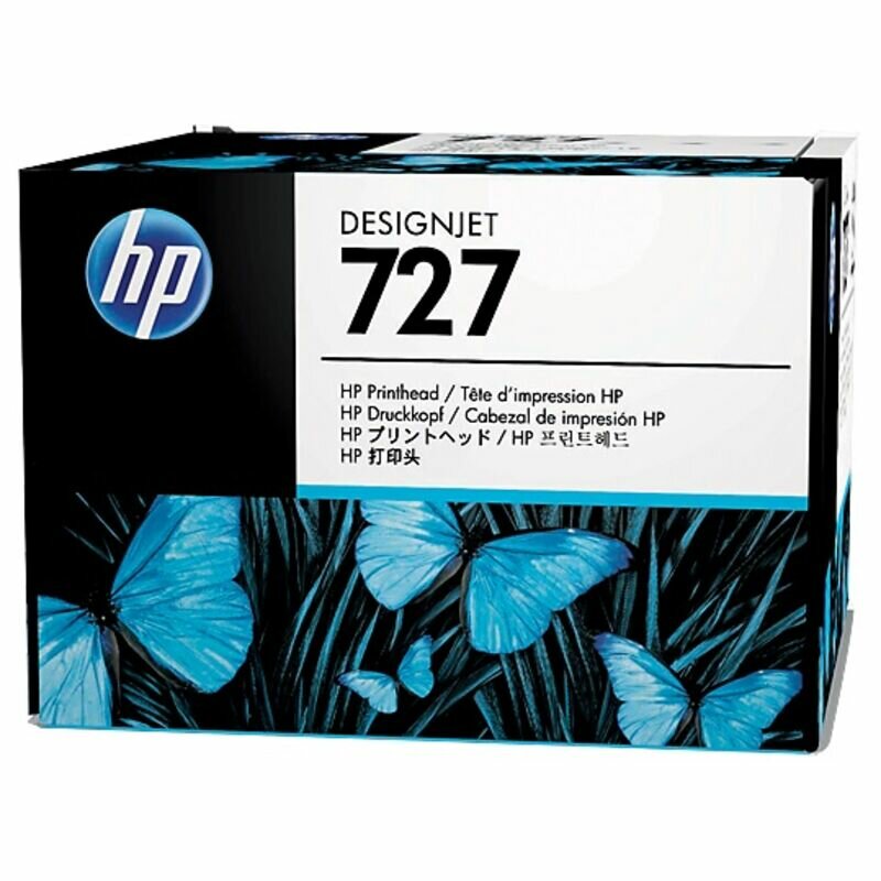 Печатающая головка 727 для HP DesignJet T1500 B3P06A шестицветная