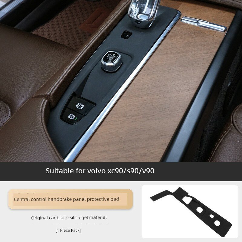 Силиконовая подставка для центральной консоли Volvo XC90 (2022-2025) и S90/V90 (2022-2025) - Чёрный