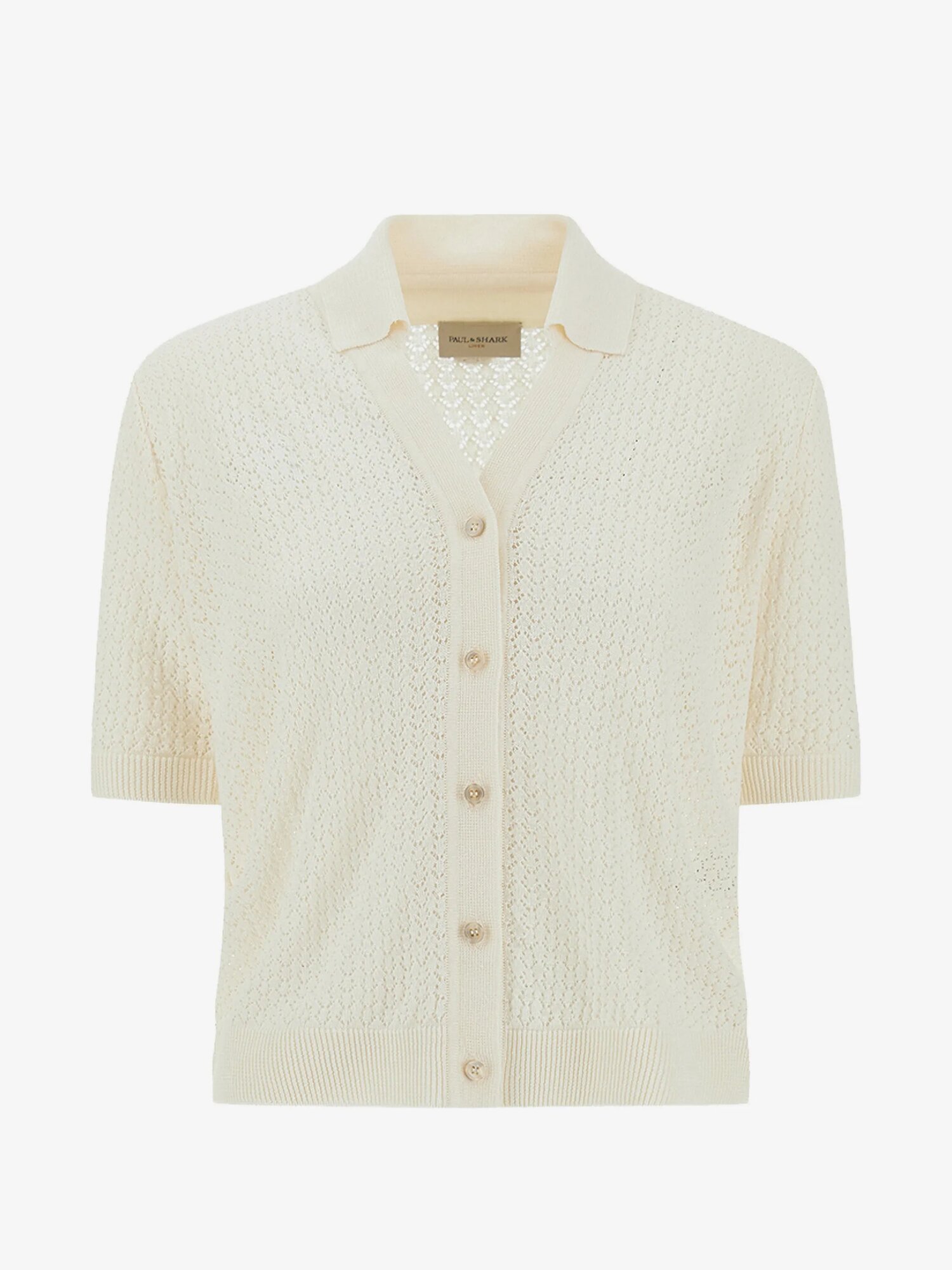 Кардиган Short-sleeve knit cardigan