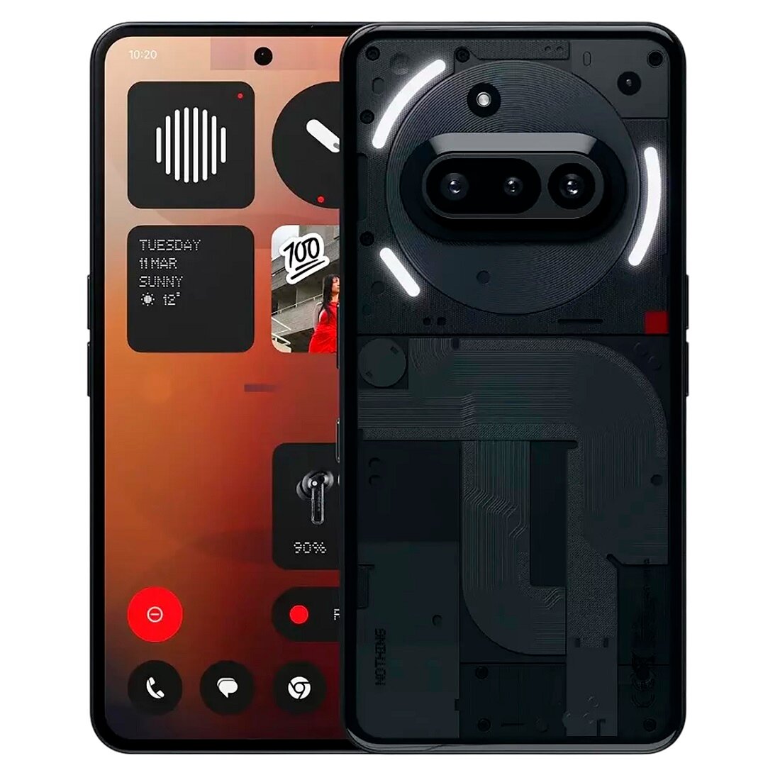Смартфон Nothing Phone (3a) 8/128Gb черный