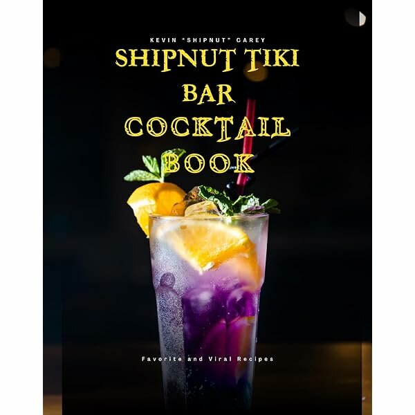 Shipnut Tiki Bar : Cocktail Book，Reprinted paperback book