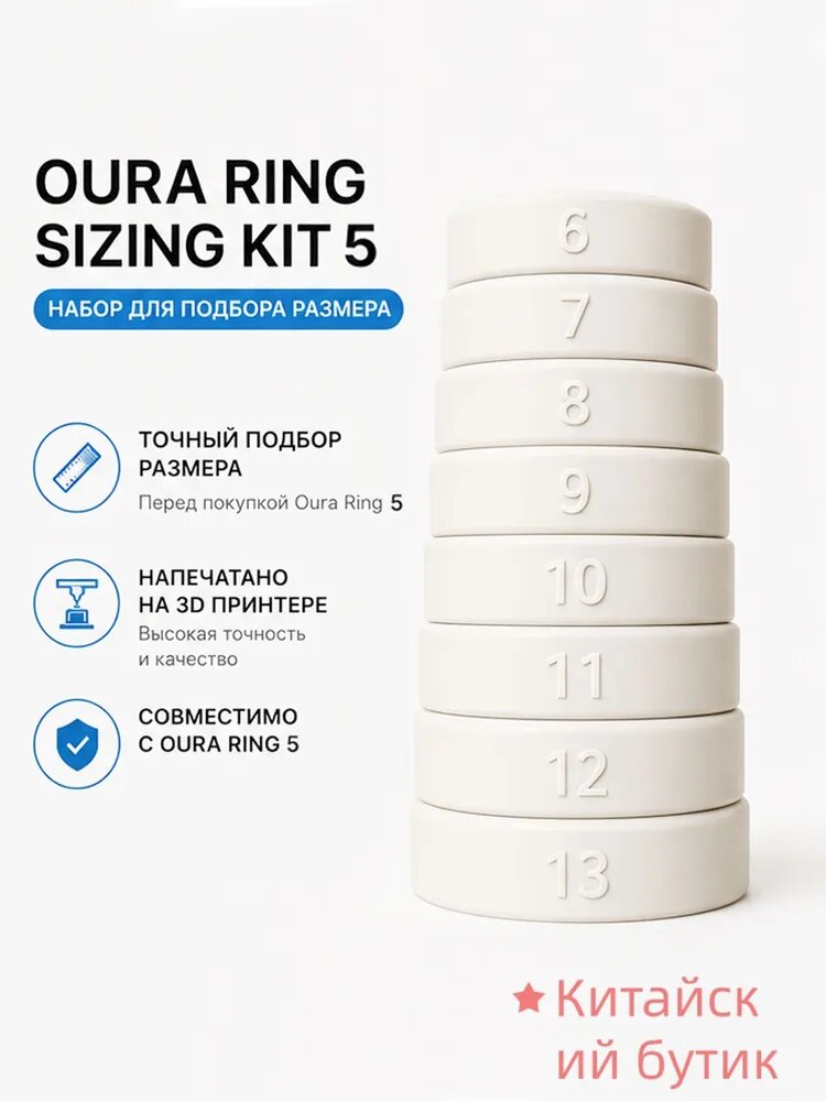 Примерочный набор колец Oura Ring 5 Sizing Kit