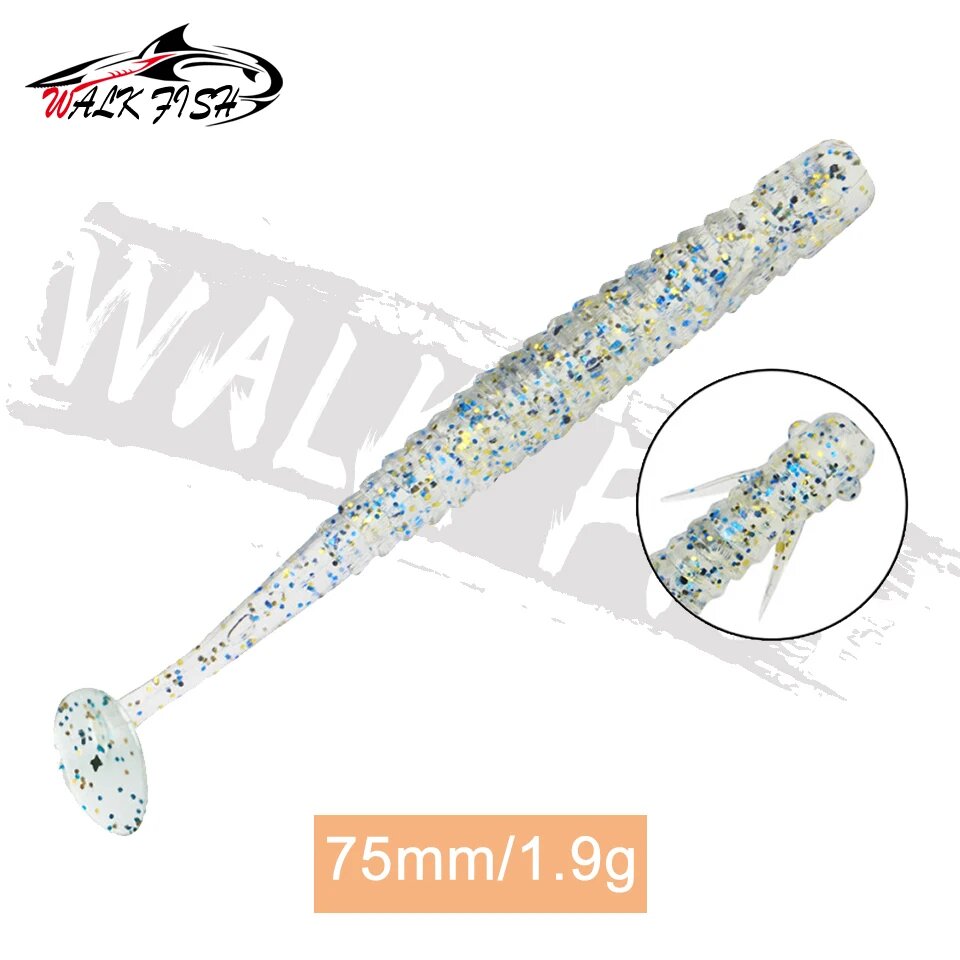 WALK FISH мягкая приманка 10 шт, 75 мм/45 мм
