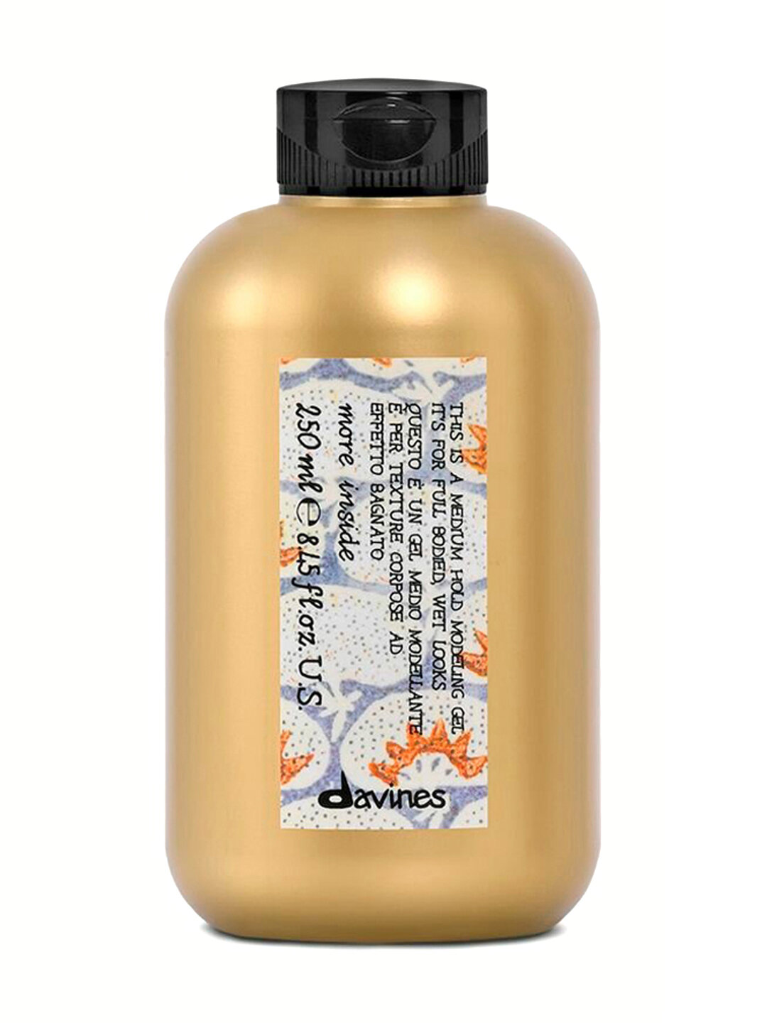Моделирующий гель для создания эффекта мокрых волос More Inside, Davines, Италия
