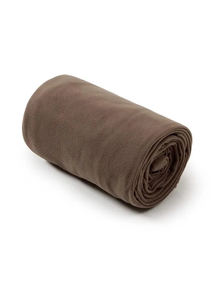 Спальный мешок флисовый с наполнителем из пуха, цвет "Coffee color"