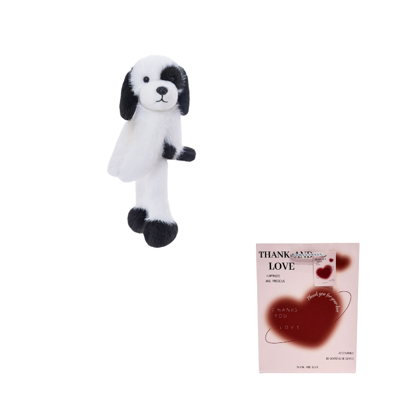 Плюшевая игрушка унисекс 77 SEVEN DREAM, Магнитная коллекция, Puppies Snuggling, 30CM EU