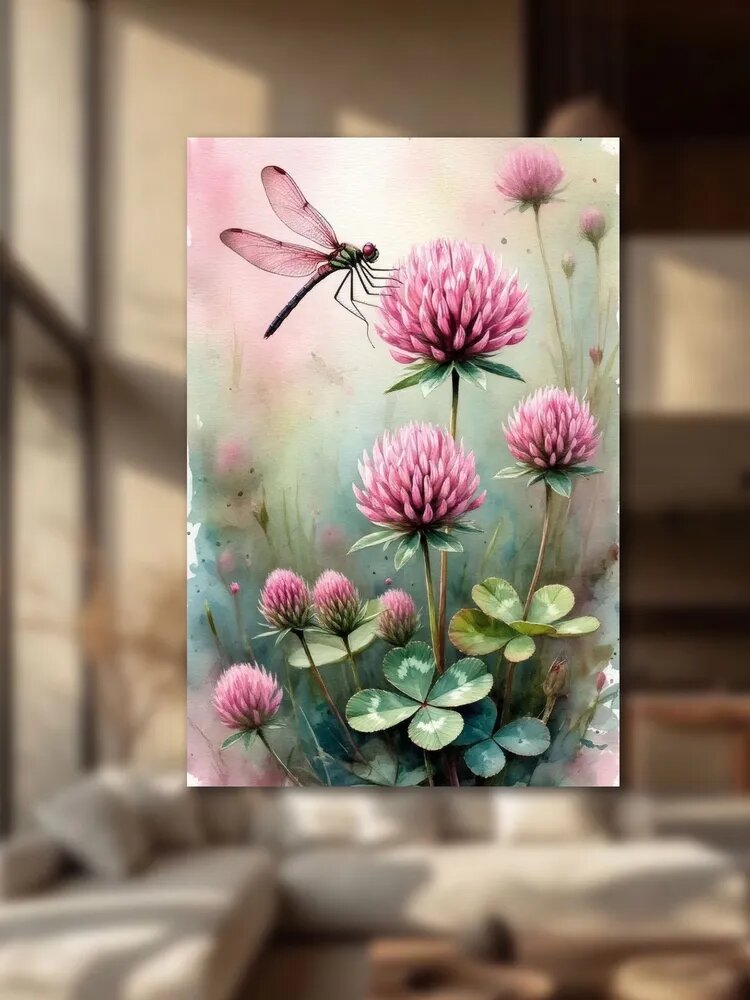 Картина "Печать струй" 40x60 см
