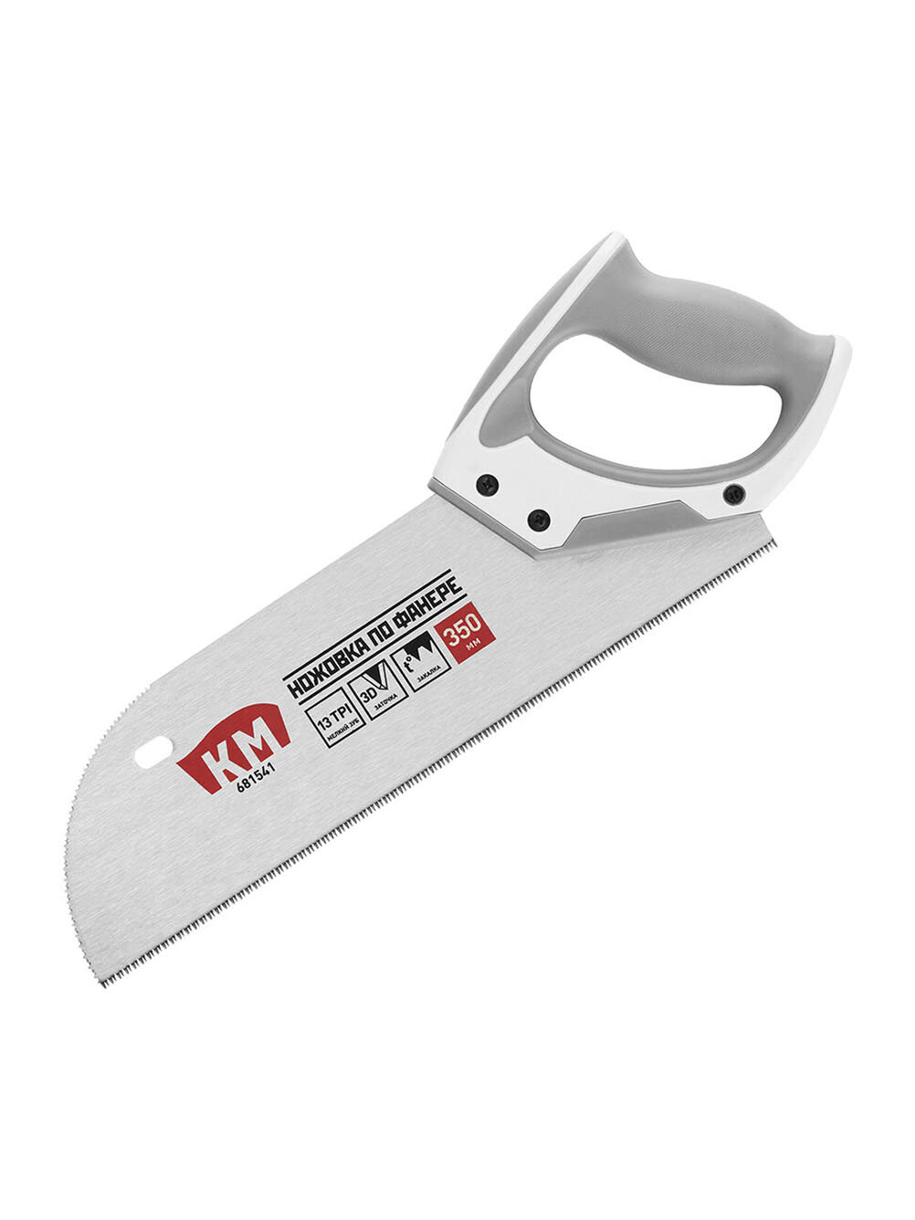 Ножовка по фанере 350 мм мелкий зуб