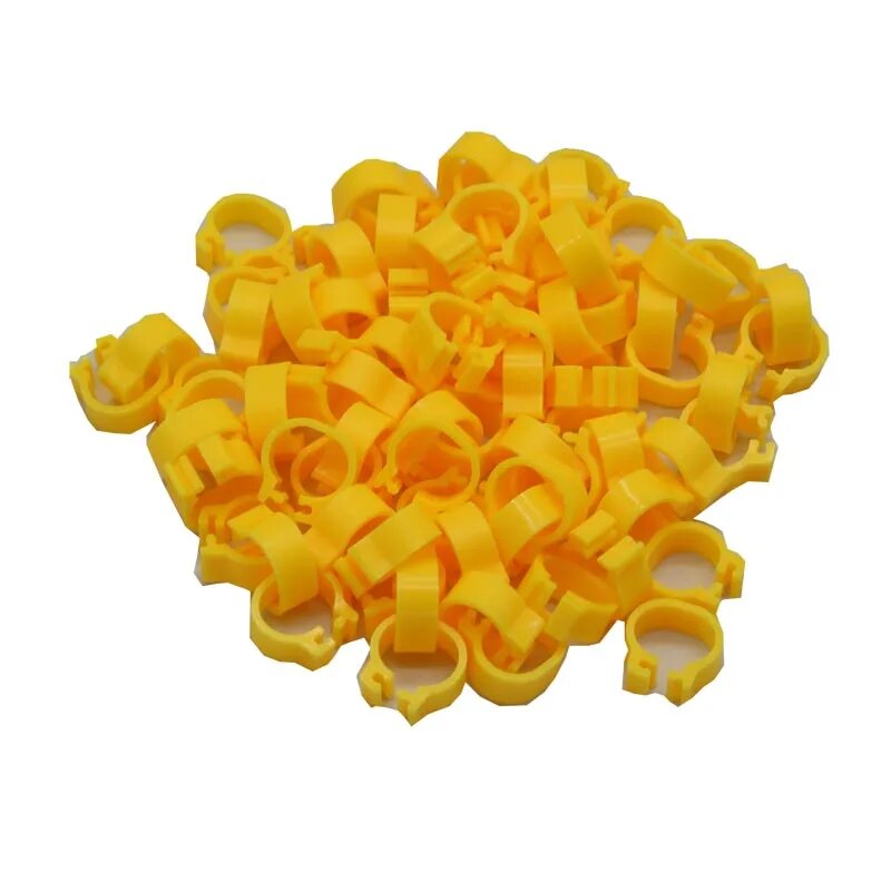 Кольца для голубей 8 мм пластиковые 100 шт