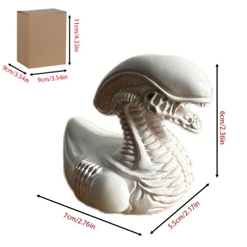 Злое инопланетное украшение, креативная утка-вампир, злобное инопланетное украшение из смолы для вечеринки