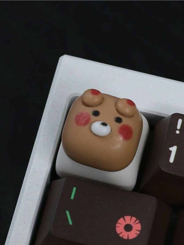 Кейкапы для механической клавиатуры Милые животные, 3D дизайн