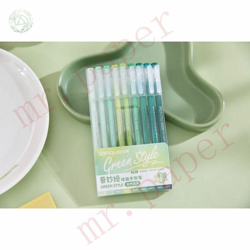 Набор ручек, Mr.paper, 9 шт/коробка, цветные маркеры, высокого качества, можно использовать для рисования, письма, разметки