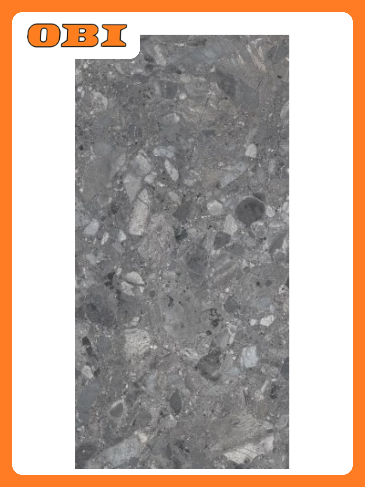 Керамогранит Maimoon Ceramica "Carving Bursa", серый, 120x60 см