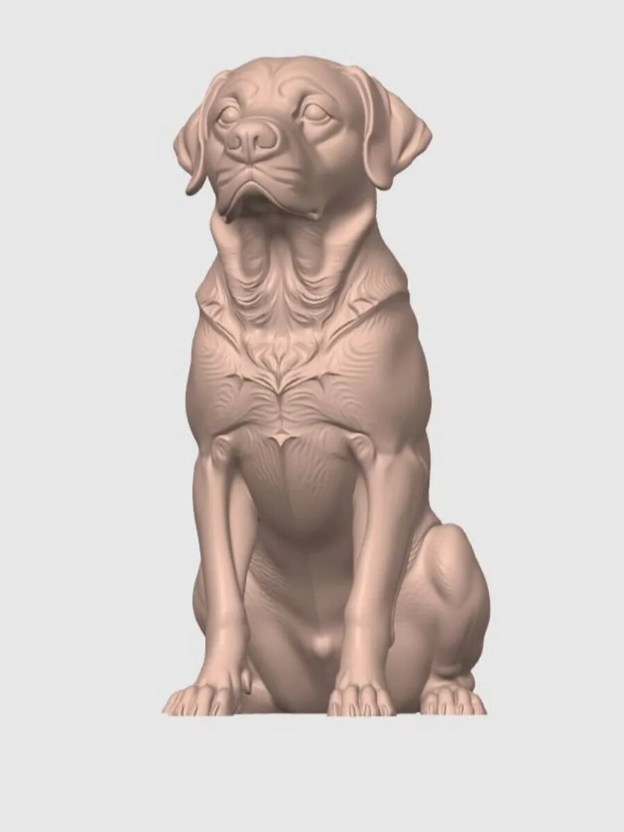 Ростовая статуэтка собаки-Лабрадор-ретривер (10см, бежевый)
