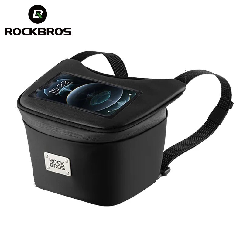 Спортивная сумка через плечо ROCKBROS, вместительная мотоциклетная сумка для телефона, дорожный ранец, повседневный аксессуар для электровелосипеда