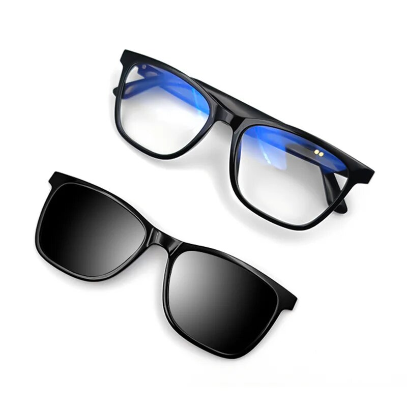 GS05 Smart AI Glasses Magnetic Frame Wireless Bluetooth Call Music Player Outdoor Sports Headset Women Men Wearable Glasses