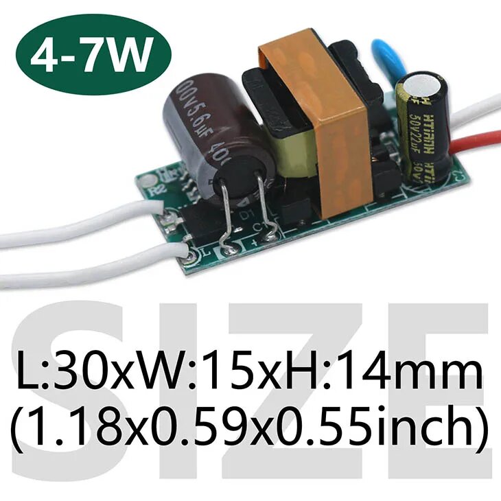 DT&ZM Трансформатор освещения LED 2-24Вт 4-7W DC15-25V