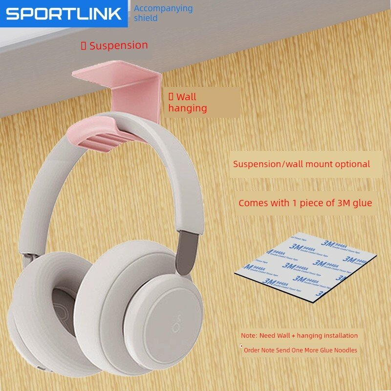 Портативная подставка для наушников, крепление на голову, держатель для Bluetooth-гарнитуры, настенный крючок-держатель