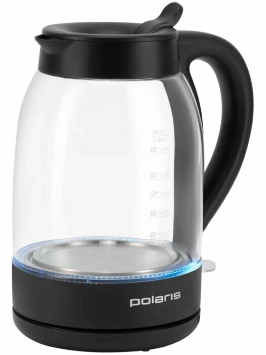 Чайник электрический Polaris PWK 1797CGL черный, пластик/стекло