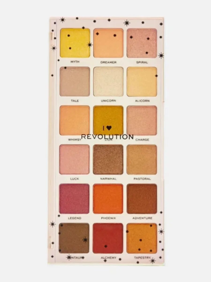 Палетка теней для век I HEART REVOLUTION unicorn heart
