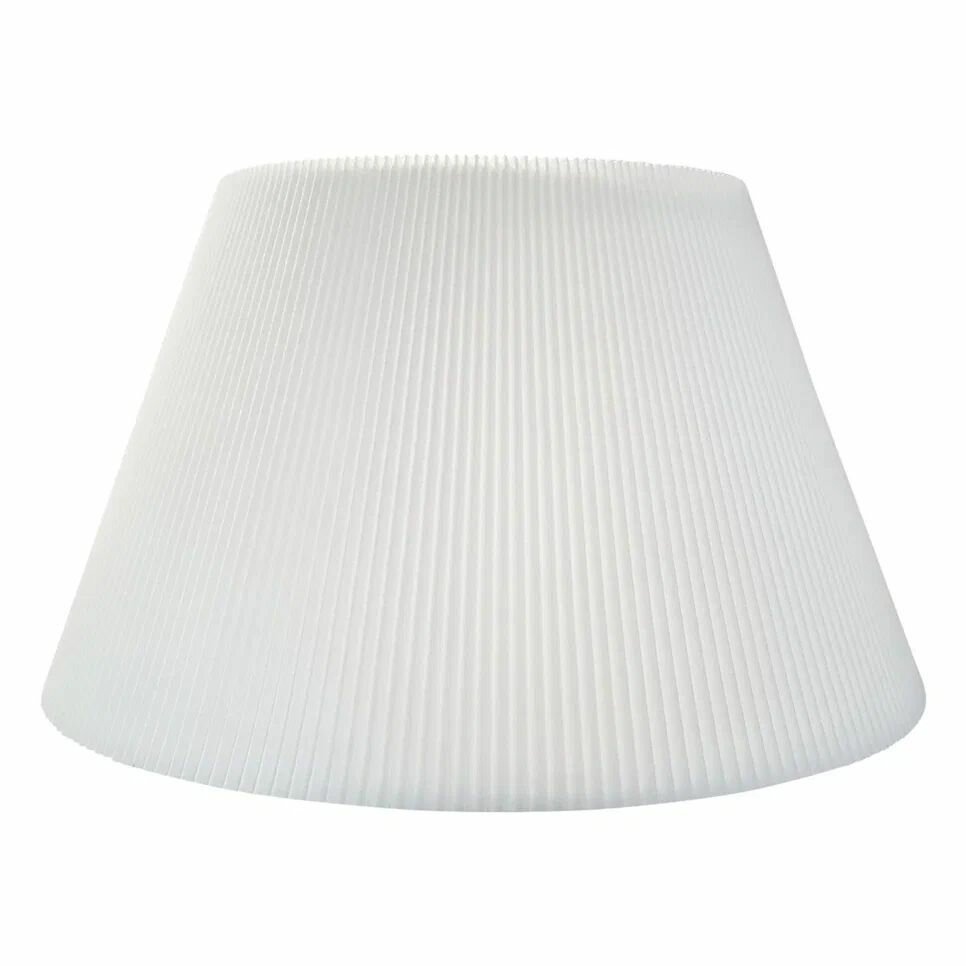 Абажур, CC-40 BIG, Абажур для настольной лампы, торшера, Цвет - Белый, Е14/Е27 (переходник), Нижнее и верхнее крепление