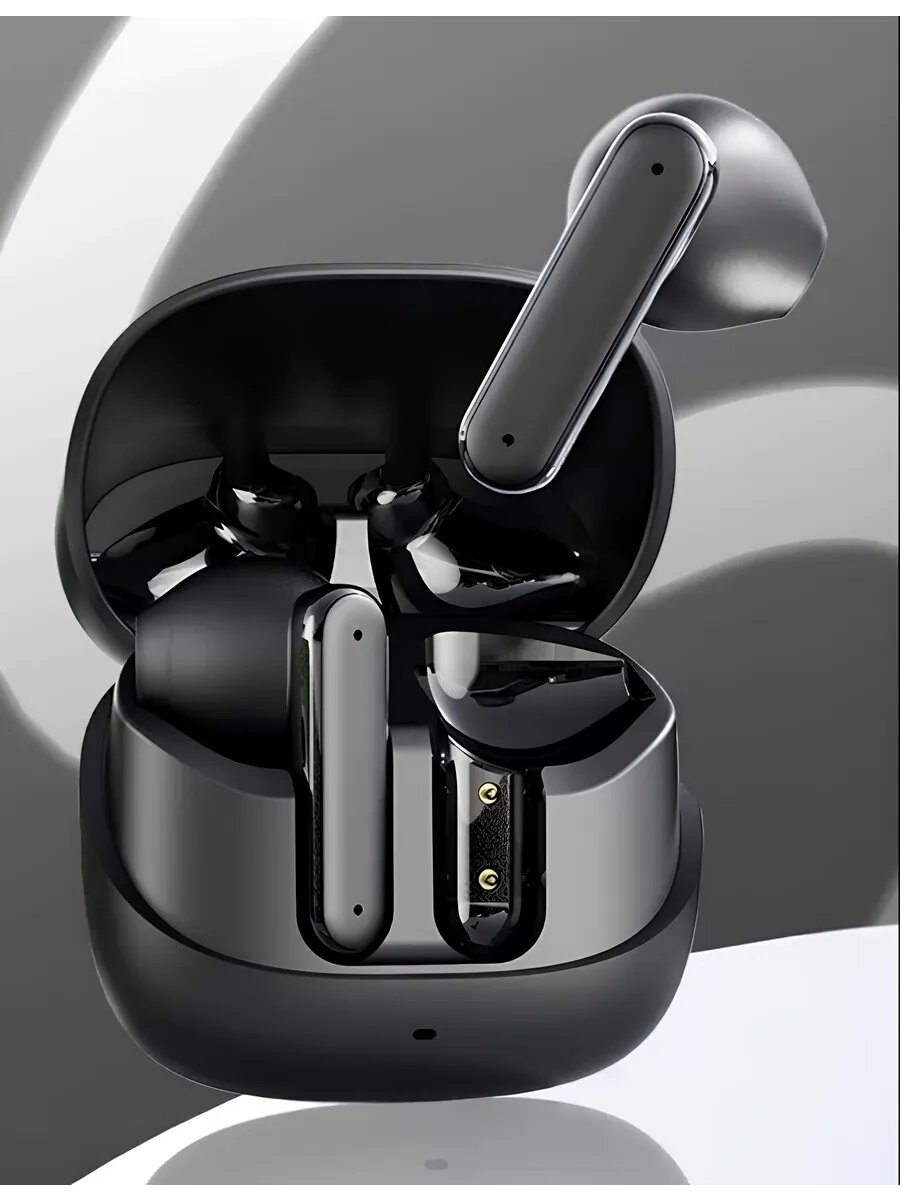 Наушники беспроводные TWS EARBUDS Q21, шумоподавление, черный