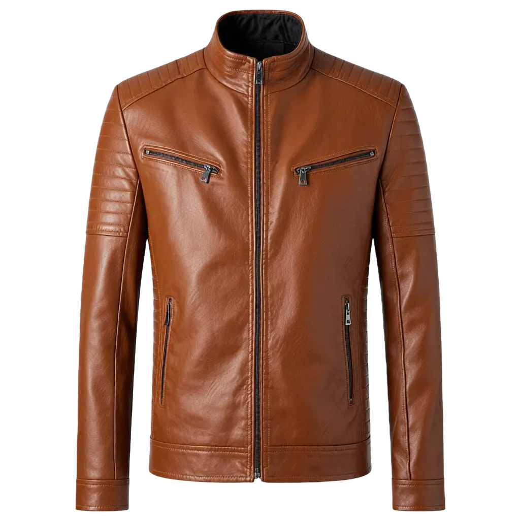 Куртка кожаная Pierre Cardin
