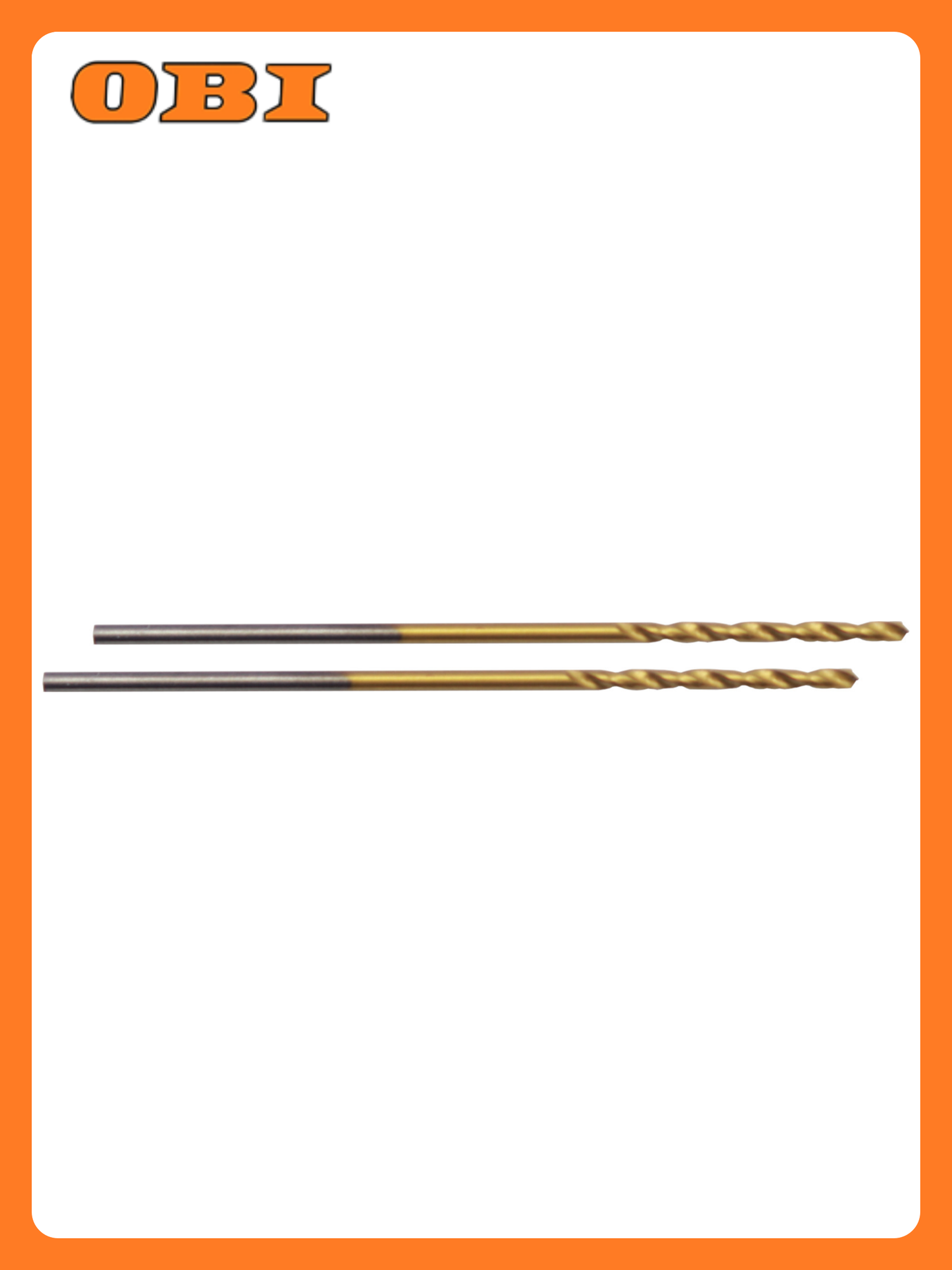 Сверло по металлу 1.0*34(12) мм 2 шт HILBERG Cobalt 5% TOP, CO010