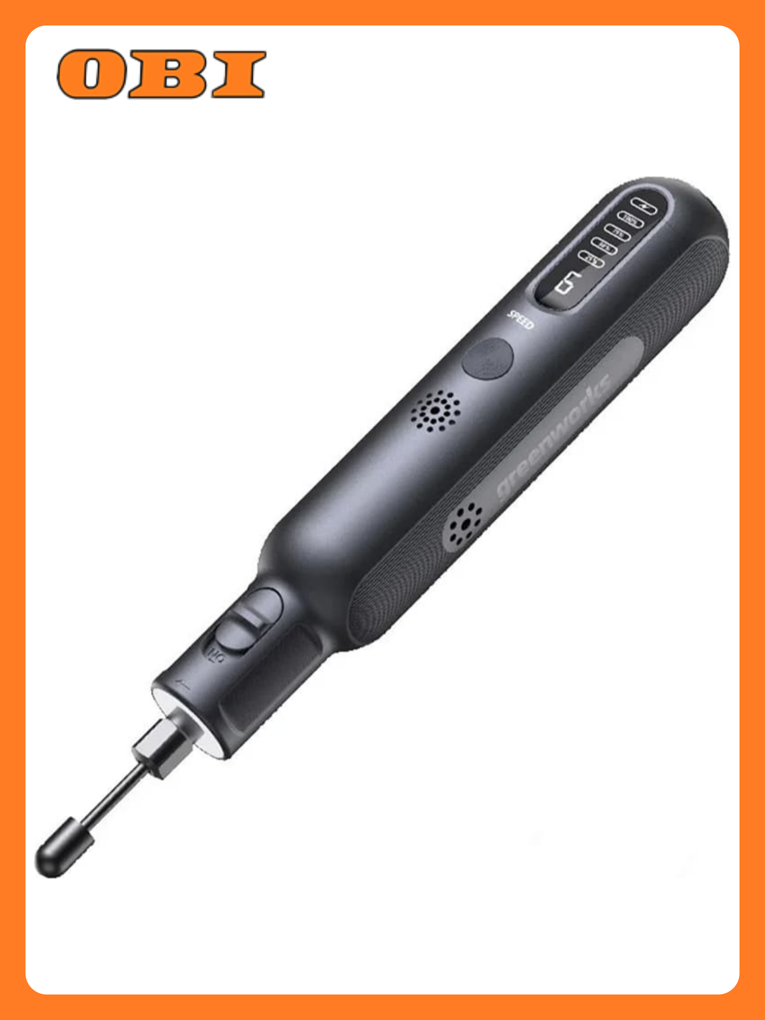 Гравер Greenworks 3200707, 8 В, с кейсом, с зарядкой, с регулировкой скорости