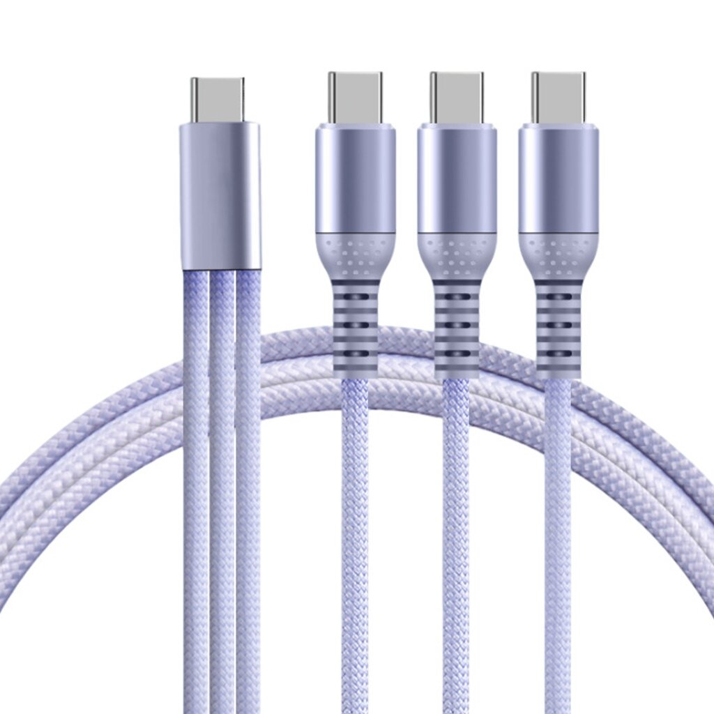 3 в 1 кабель Type-C с тремя портами