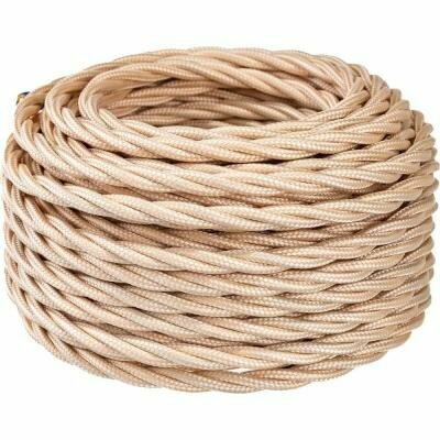 Electraline витой провод 3х1,5 Песочное Золото В1-434-719-20