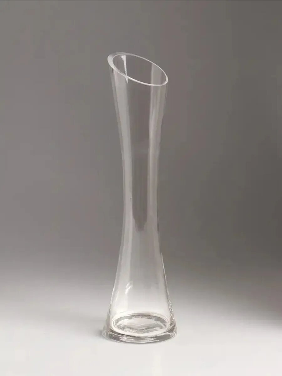 Стеклянная настольная ваза "Николетт" 24.5 см