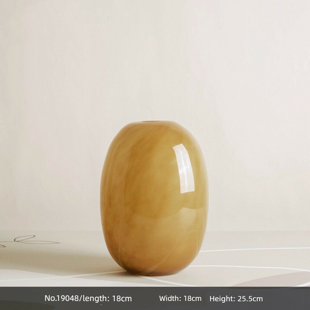 Увлажняющая ваза из нефрита Topy, внешняя торговля, экспорт, стеклянное изысканное сосуд для цветов ручной работы