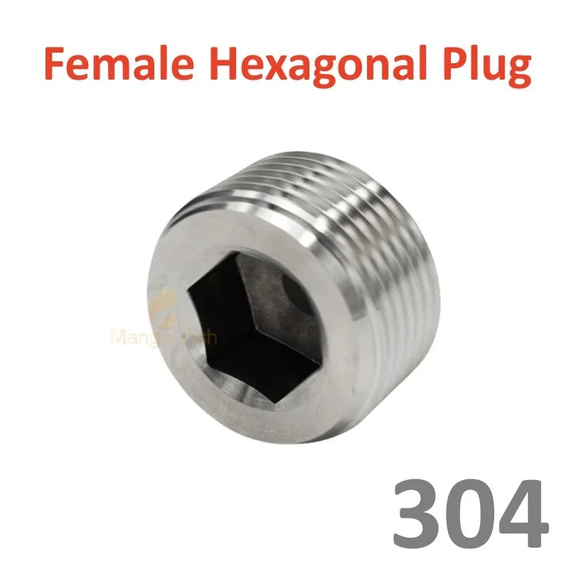 Фитинги для труб из нержавеющей стали 304 G1l2 BSP DN15, 1 PCS, Female Plug