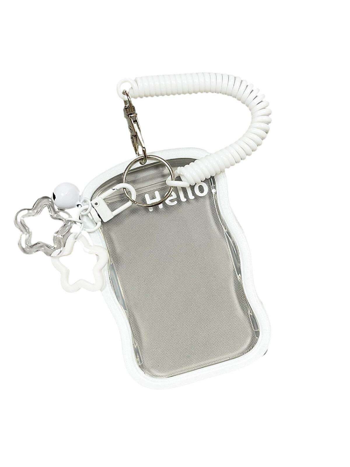 Держатель фотокарточки с брелоком Держатель ID-карт Подвеска Брелок для ID-карт Рукава