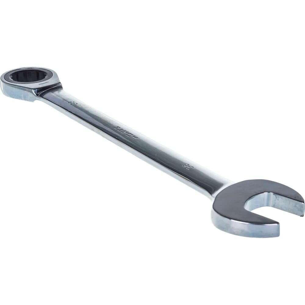 Комбинированный ключ HORTZ трещоточный 36х36 хромированный HOR 132566