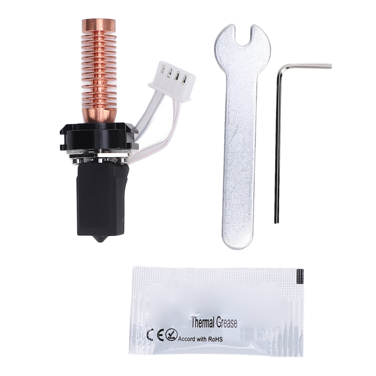 Сборочный узел хотэнда для 3D-принтера AD5M Pro 24 В 48 Вт, скорость 600 мм/с, быстросъемный комплект.