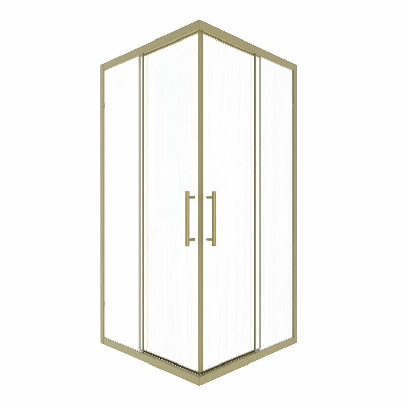 Душевой уголок Timo 90х90 T38 матовое золото