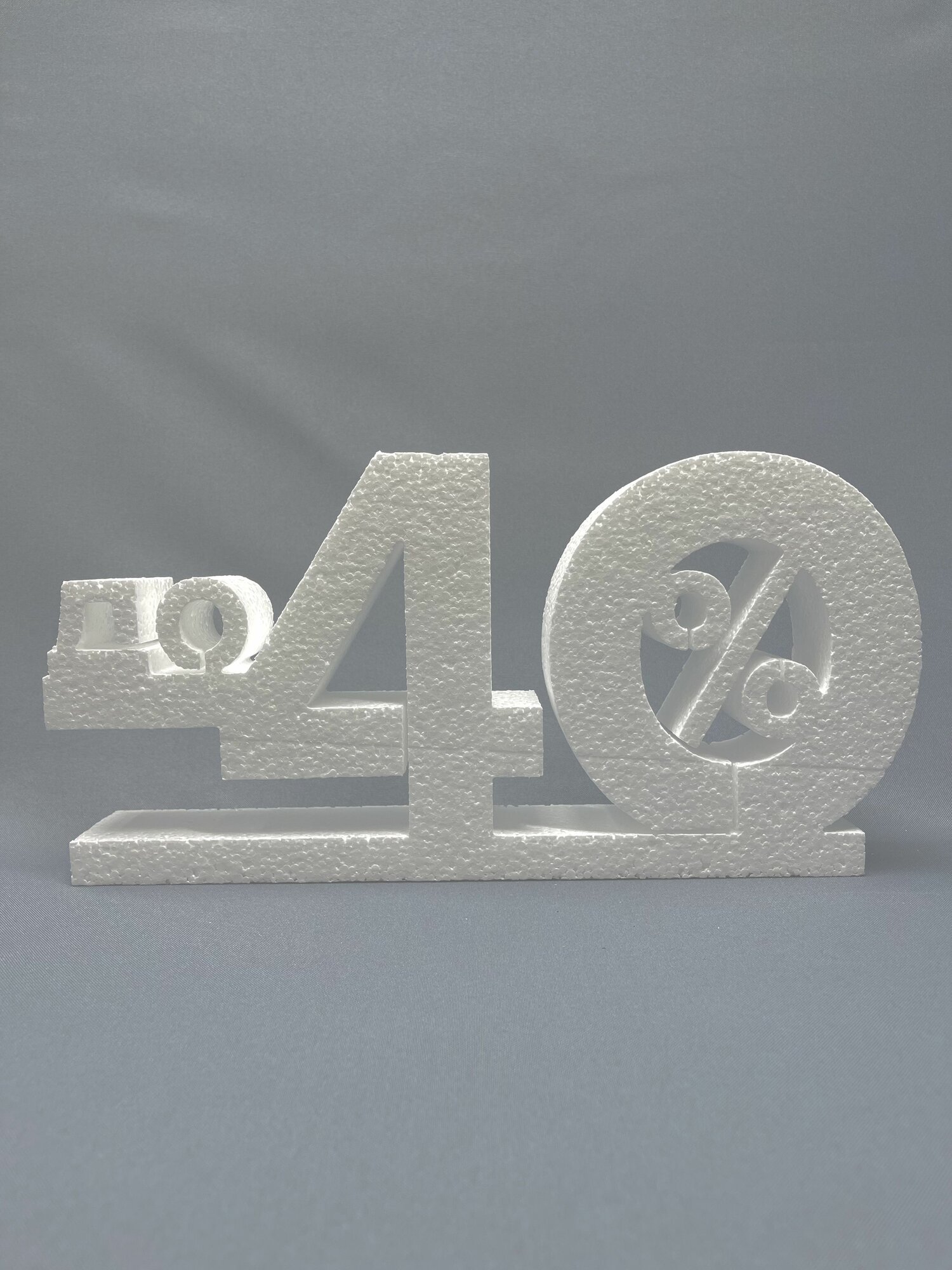 Композиция из пенопласта "до 40%" Указатель скидки 35 х 17 см