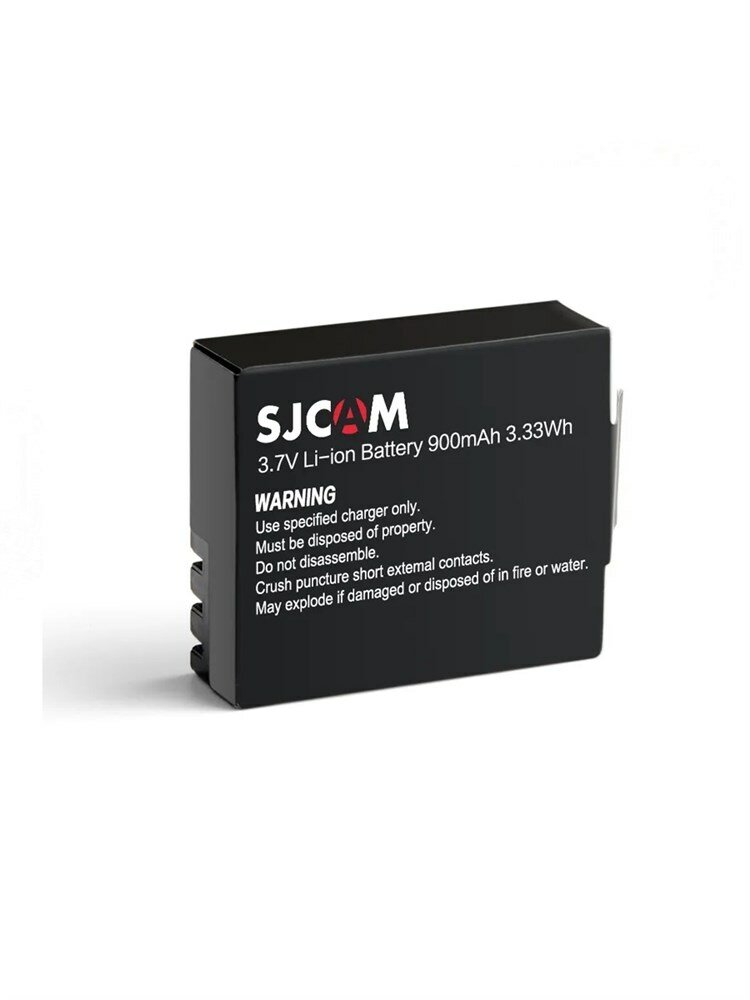 SJCAM Аккумулятор для экшн-камер SJCAM SJ4000 SJ5000 M10 Series 900 mAh Черный