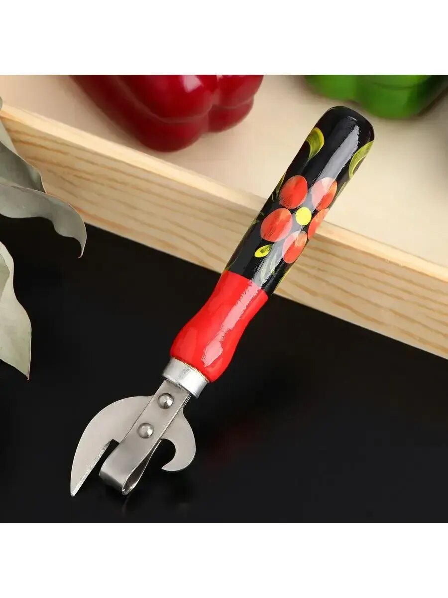 Открывалка клепаная, с художественной росписью