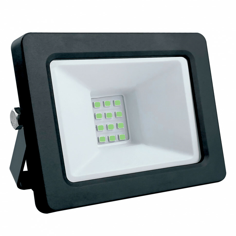 Прожектор светодиодный 2835SMD, 20W зеленый AC230V/50Hz IP65, в черном компактном корпусе, LL-902