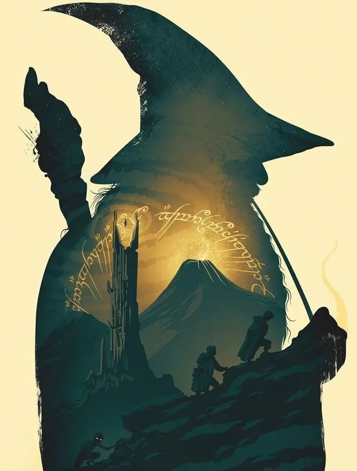 Алмазная Мозаика "Властелин Колец" 40*50 См, Безрамная, Идеальна Для Дома, Украшения, Подарков.