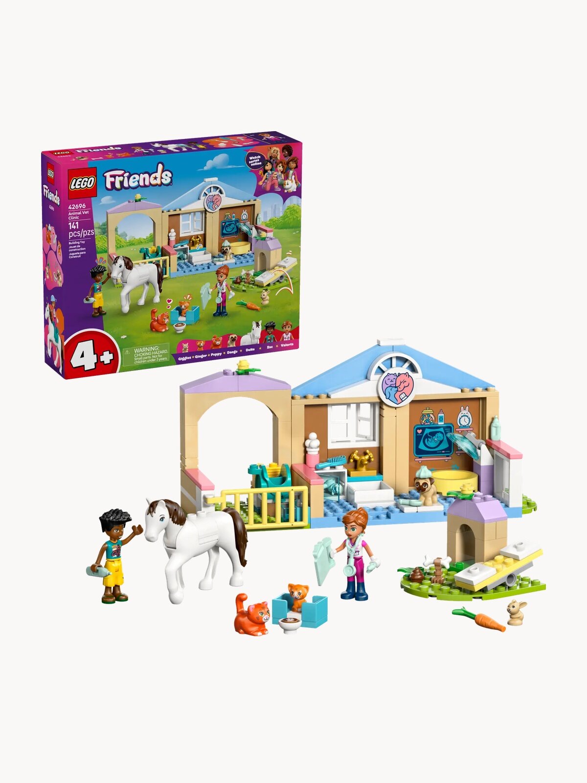 Конструктор LEGO Friends 42696 Ветеринарная клиника, 141 дет.