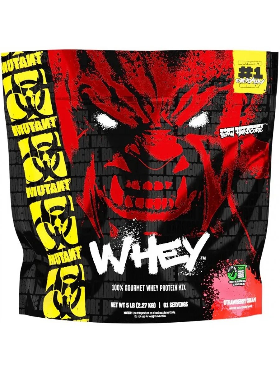 Mutant Whey (2,27 кг) Клубника