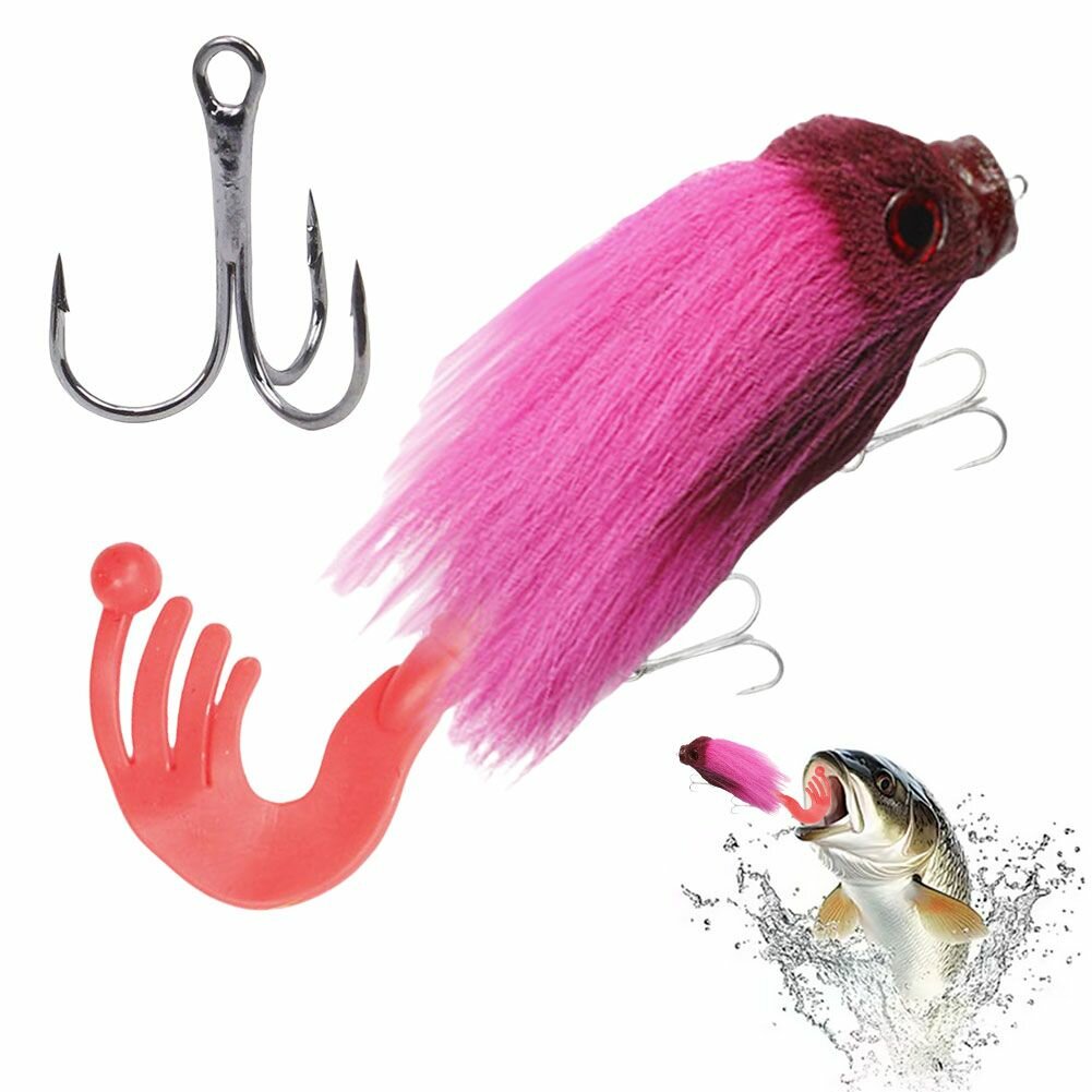 Приманка для ловли хищников с плоским носом, 83 г, розовая