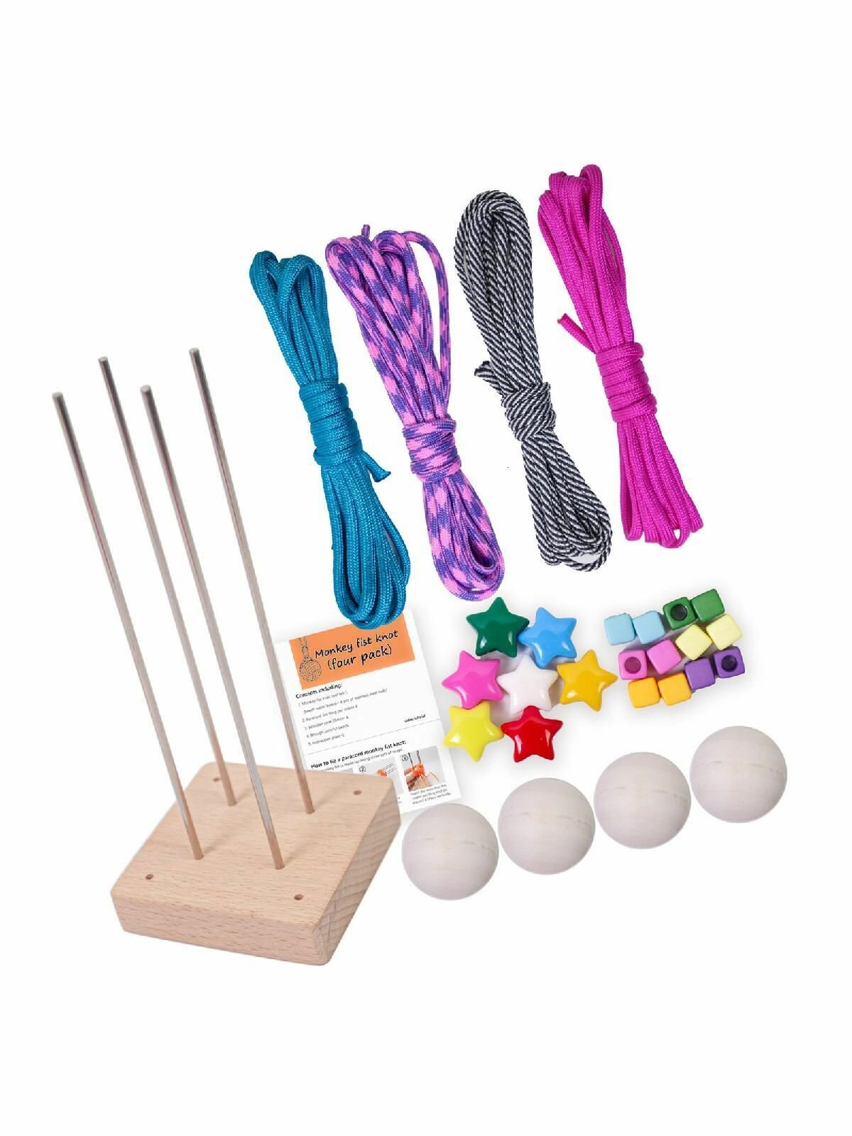 Набор для изготовления "Обезьяньего кулака" из паракорда, - Комбинация 5