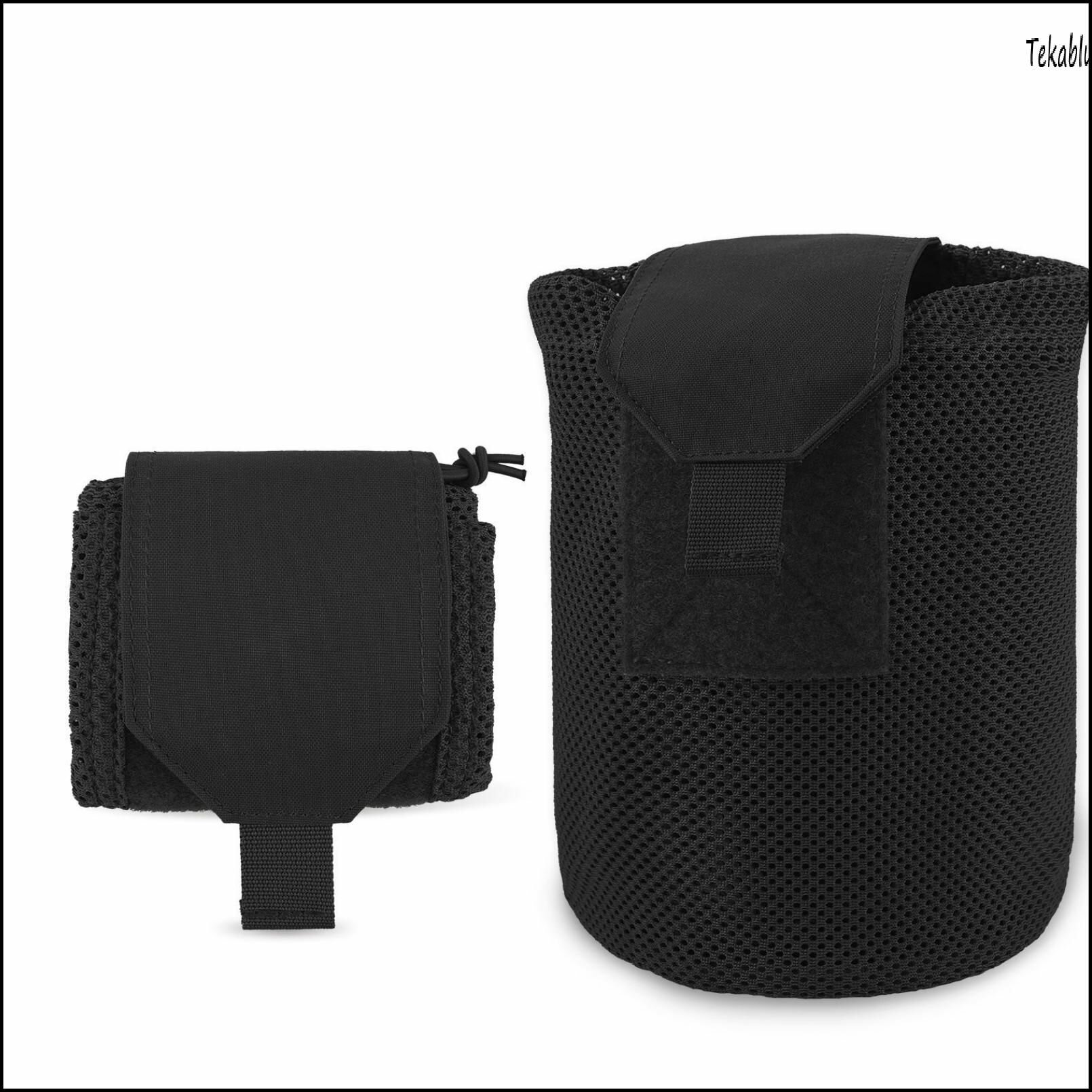 Кrydex тактический меш журнал Mag Dump Pouch, MOLLE/Belt Drop Foldable Tool Utility Pack Bag Black
