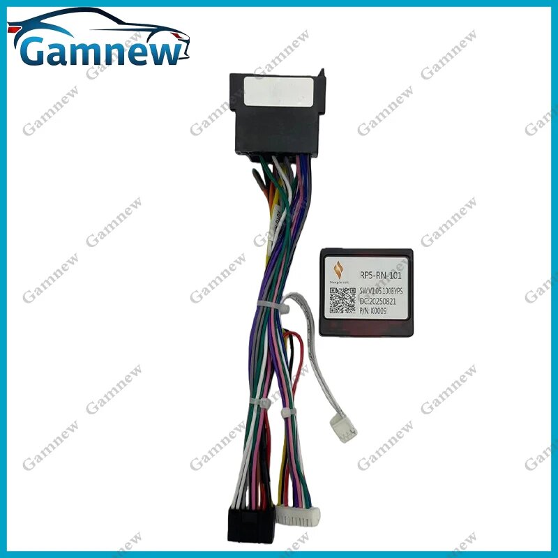 Автомобильный 16-контактный адаптер жгута проводов Canbus Box декодер радиокабеля питания для Renault Logan Sandero Duster символ RP5-RN-101